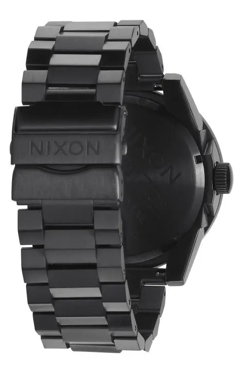 Nixon The Corporal Bracelet Watch - Super Black/black Top