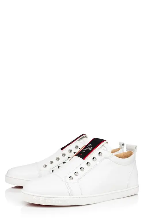 CHRISTIAN LOUBOUTIN F.a.v Fique A Vontade Slip-on Sneakers - White
