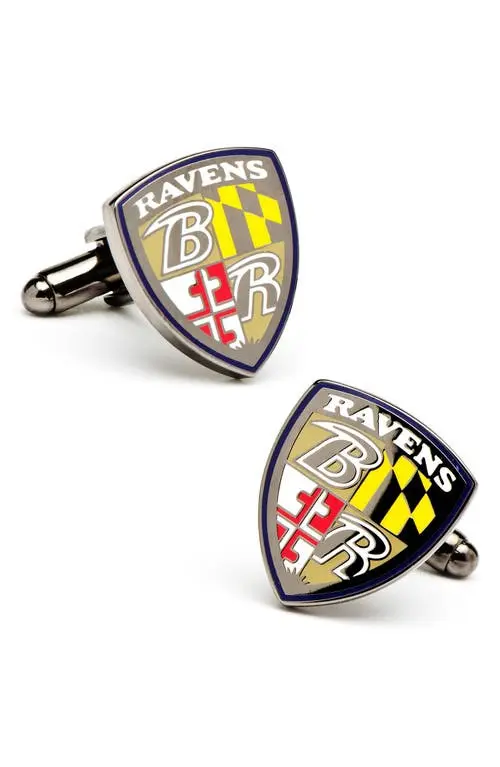 CUFFLINKS, INC. Enamel - Baltimore Ravens Shield Logo