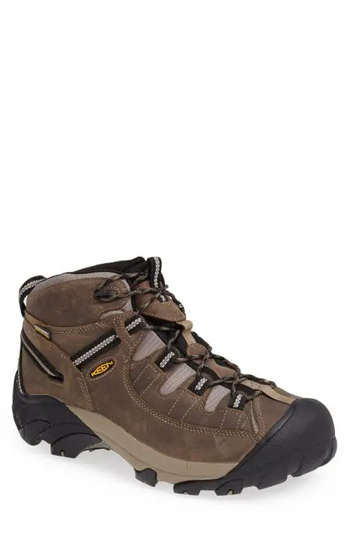 Keen Targhee Ii Mid Hiking Waterproof Boot - Shitake/ Brindle