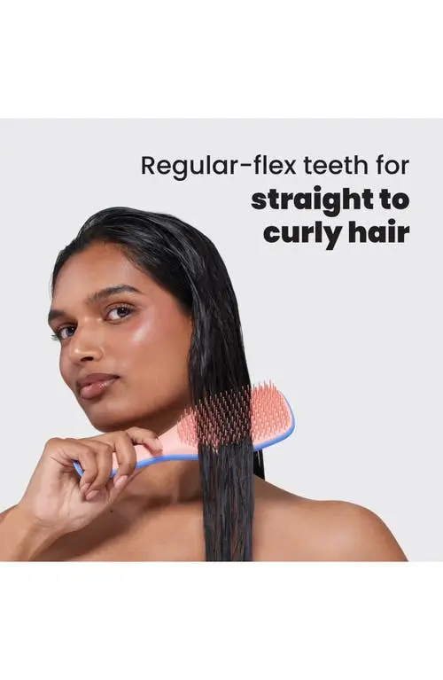 TANGLE TEEZER Ultimate Detangler Hairbrushstraight To Wavy - Blue/peach