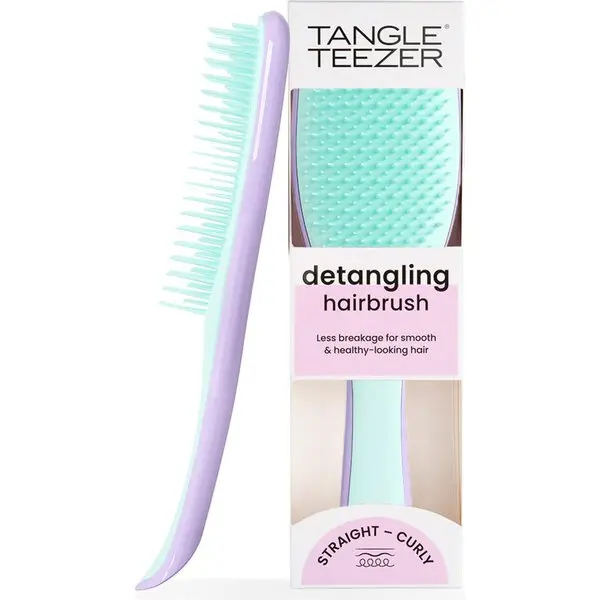 TANGLE TEEZER Ultimate Detangler Hairbrushstraight To Wavy - Lilac Mint
