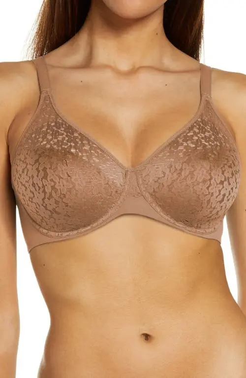 Chantelle Norah Comfort Underwire Bra - Coffee Latte-2t