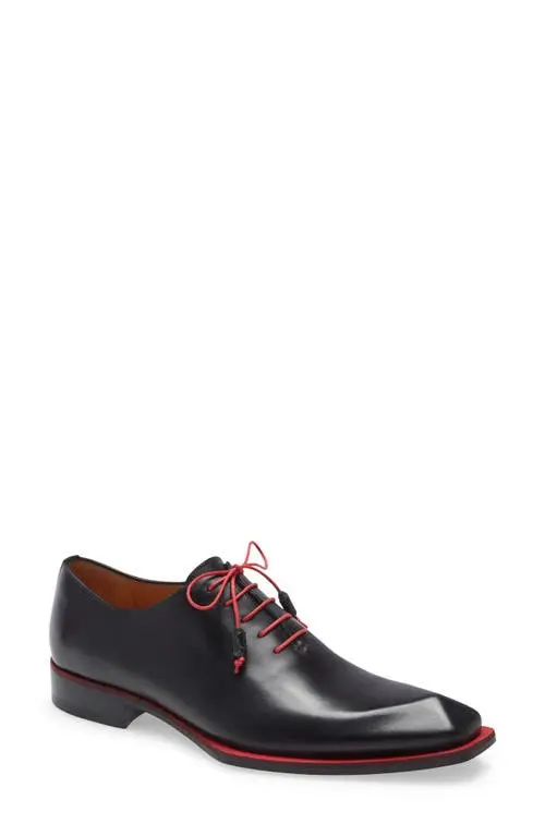 Mezlan Asymmetric Wholecut Oxford - Black