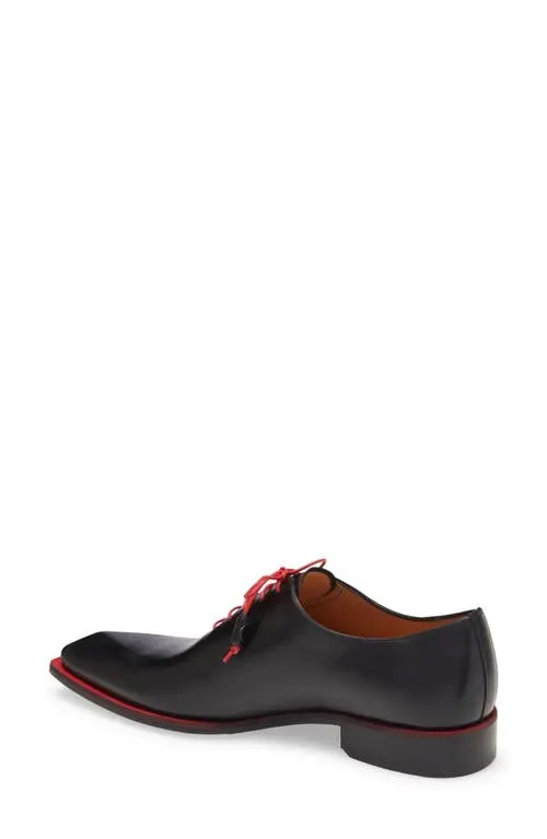 Mezlan Asymmetric Wholecut Oxford - Black