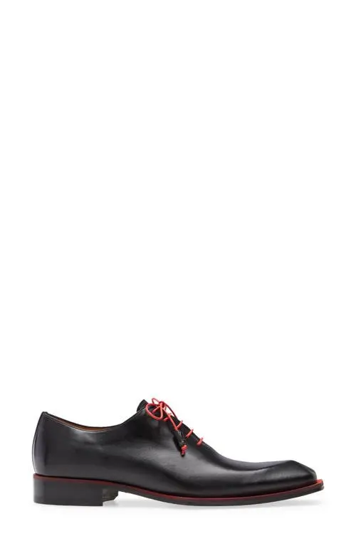 Mezlan Asymmetric Wholecut Oxford - Black