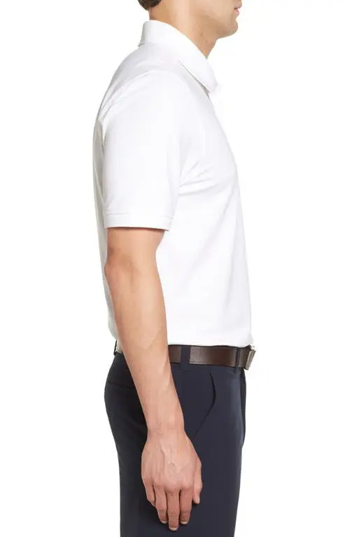 Cutter & Buck Advantage Tri-blend Piqué Polo - White