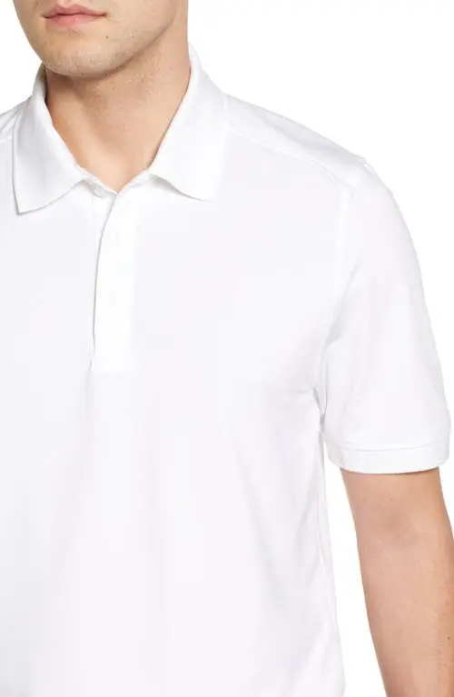 Cutter & Buck Advantage Tri-blend Piqué Polo - White
