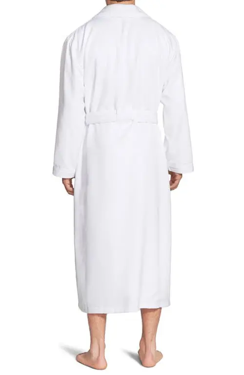 Majestic International Fleece Lined Robe - White
