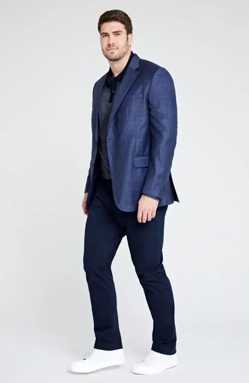 Ag Slim Straight Stretch Sateen Pants - Dark Rock