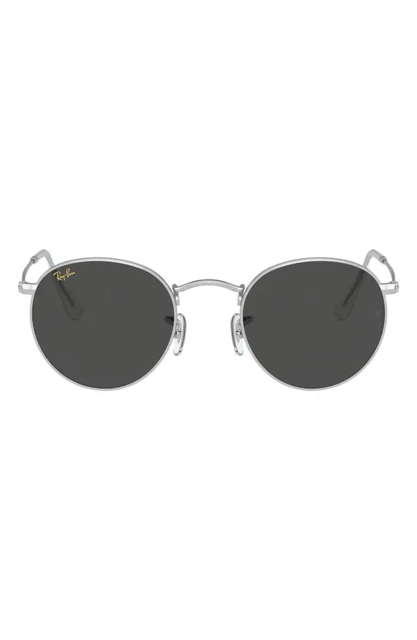 Ray-Ban Icons 53mm Retro Sunglasses - Gold Leo/ Dark Grey  display picture 2