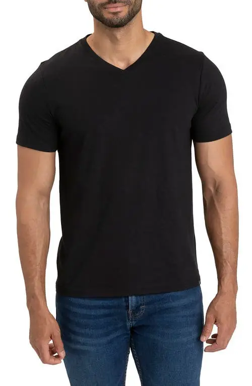 THREADS 4 THOUGHT Slim Fit V-neck T-shirt - Black