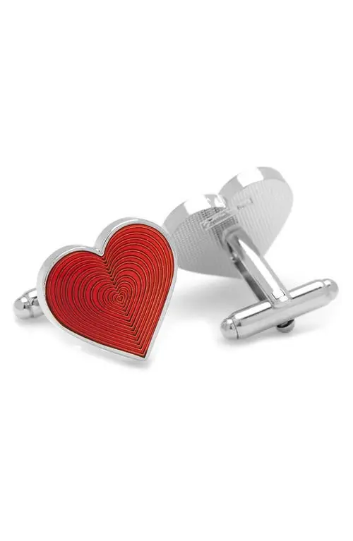 CUFFLINKS, INC. Concentric Hearts Cuff Links