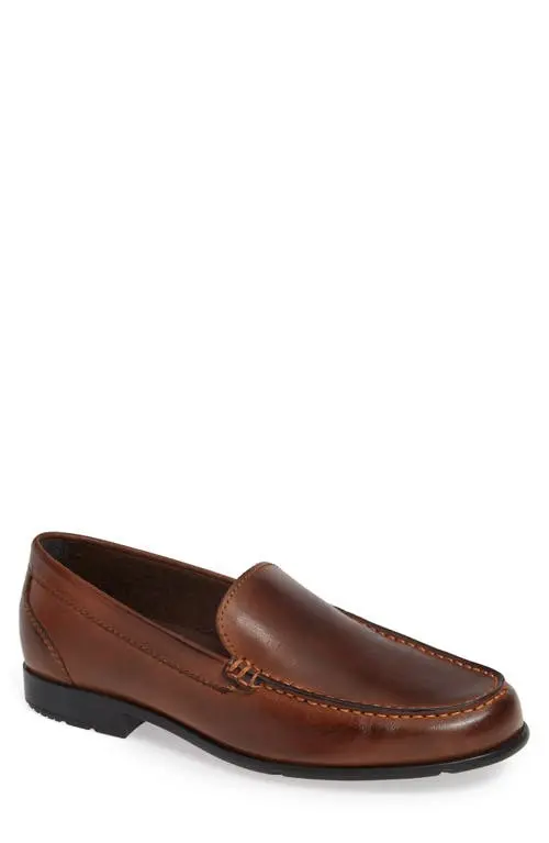 Rockport Classic Venetian Loafer - Dark Brown Leather