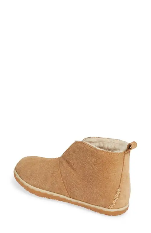 Minnetonka Tucson Faux-fur Lined Bootie - Cinnamon Suede