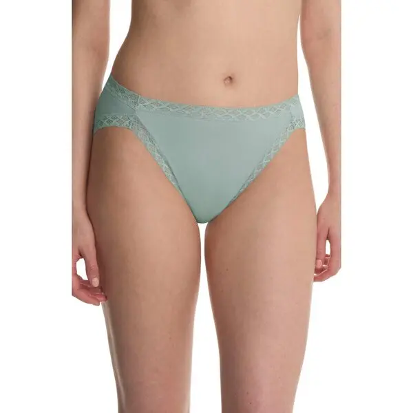 Natori Bliss Cotton French Cut Briefs - Blue Meadow