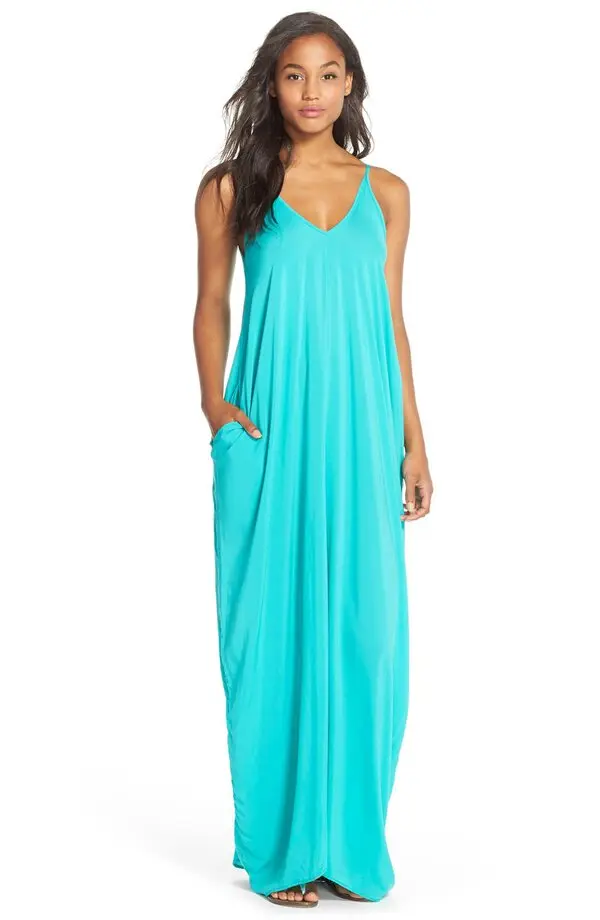 Elan V-back Cover-up Maxi Dress