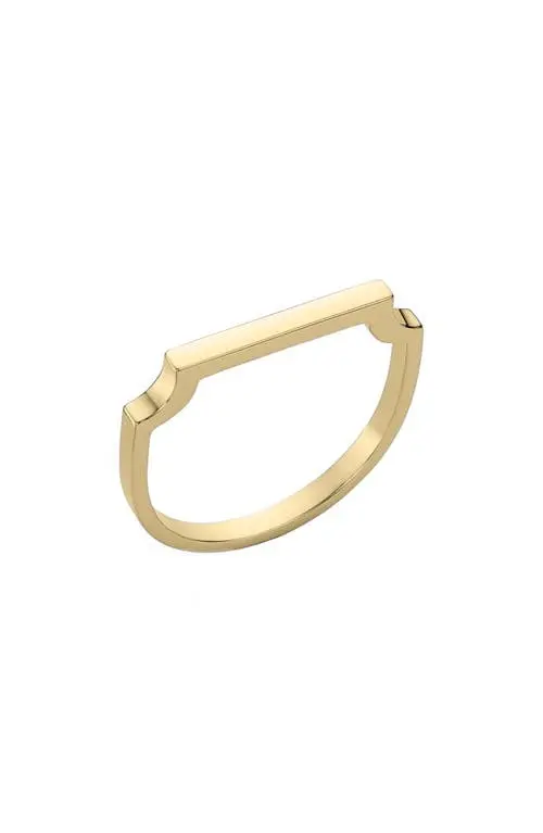 Monica Vinader Signature Thin Ring - Gold