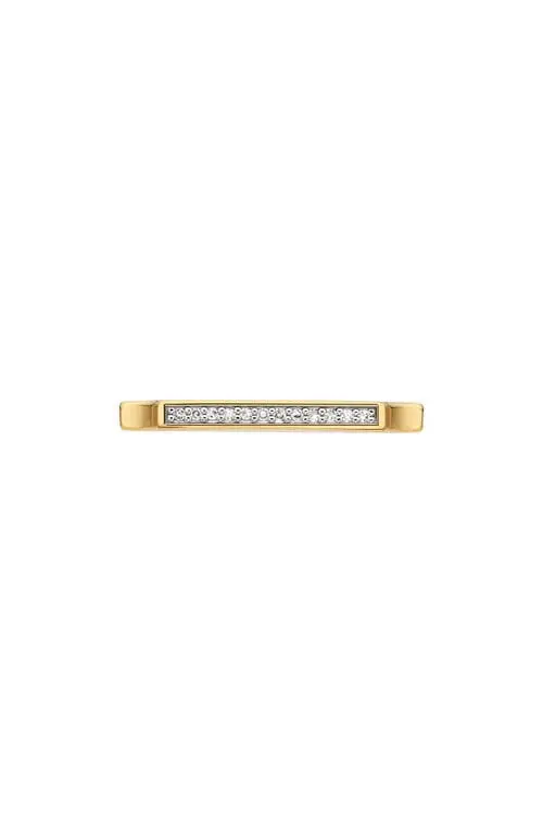 Monica Vinader Signature Thin Diamond Ring - Gold/diamonds