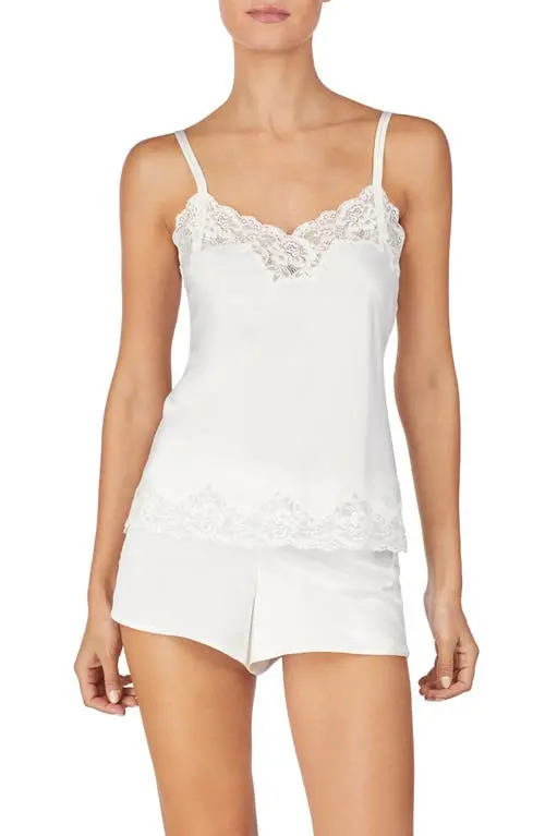 Ralph Lauren Lace Trim Short Pajamas - Ivory