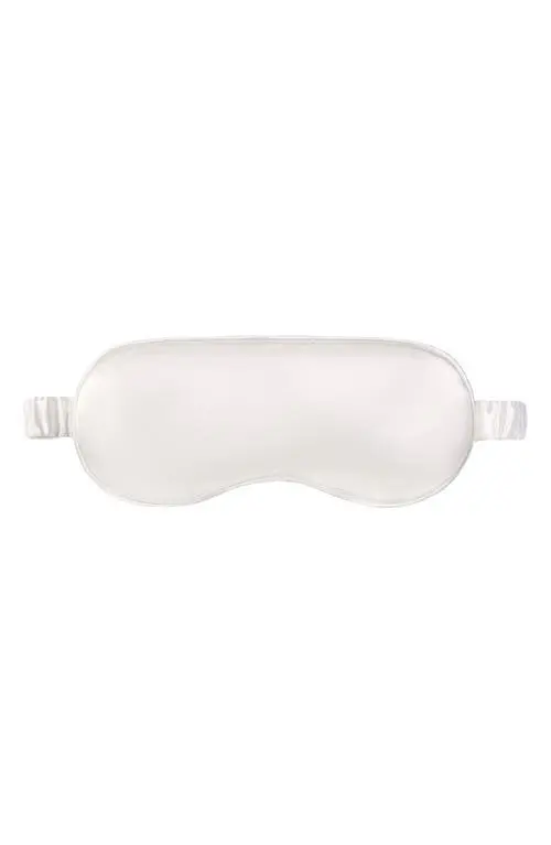 Slip Pure Silk Sleep Mask - White