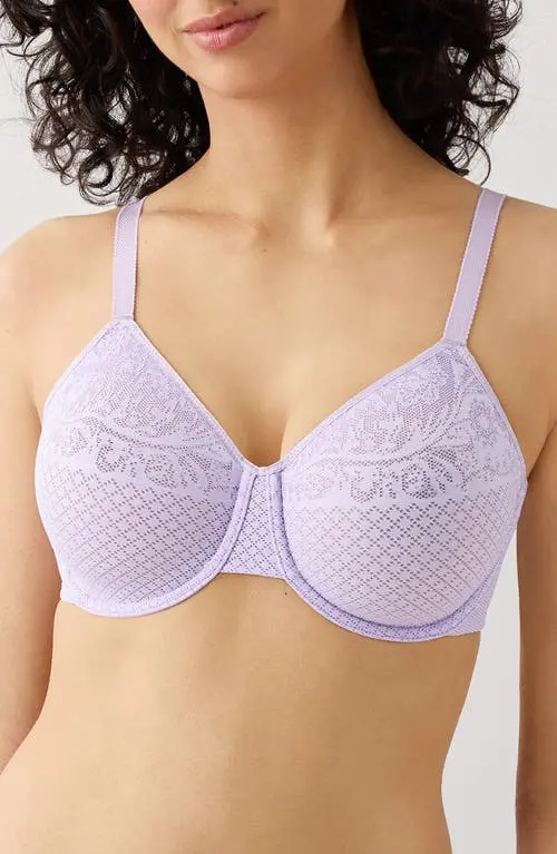 Wacoal Visual Effects Underwire Minimizer Bra - Pastel Lilac
