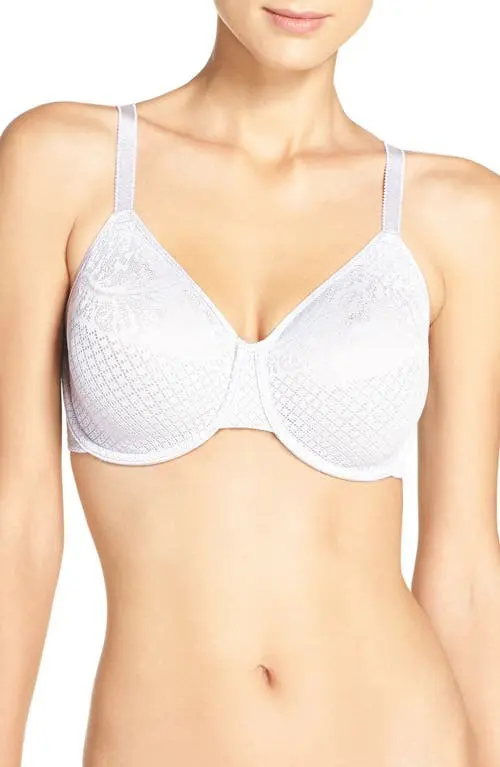 Wacoal Visual Effects Underwire Minimizer Bra - White