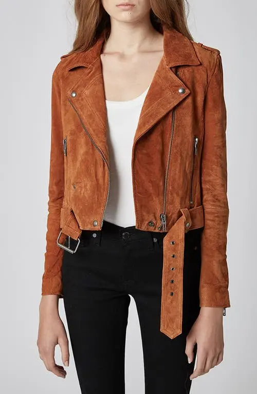 Blanknyc Suede Moto Jacket - El Dorado