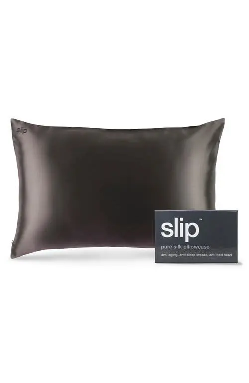 Slip Pure Silk Pillowcase - Charcoal