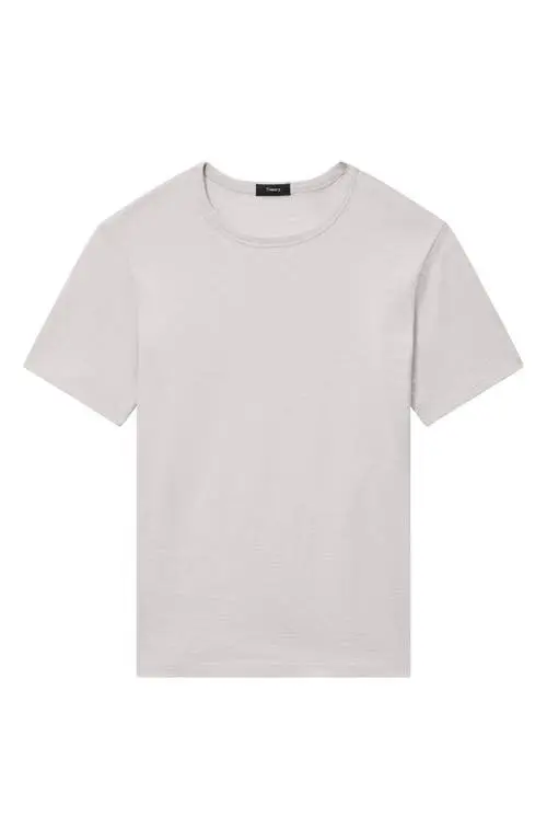 Theory Cosmo Solid Crewneck T-shirt - Fog