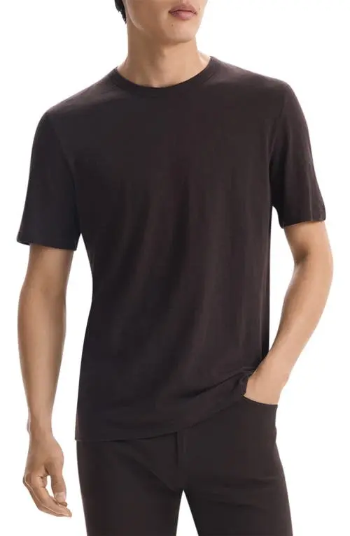Theory Essential Slub Cotton Tee - Hickory