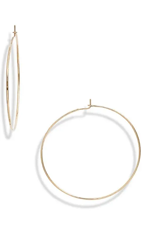 SET & STONES Jax Hoop Earrings - Gold