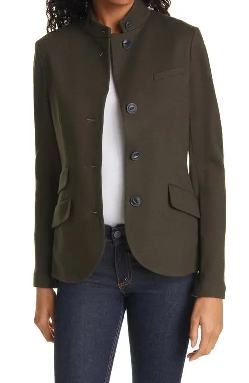 Rag & Bone Slade Wool Blazer - Armygrn