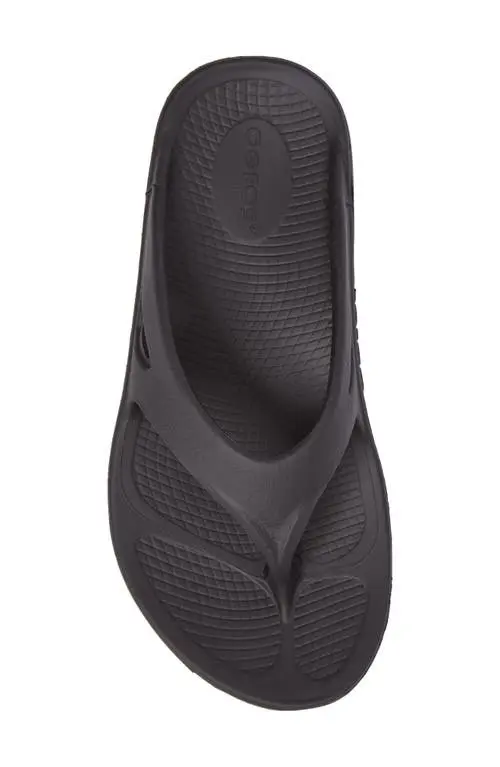 OOFOS Ooriginal Sporty Thong Sandal - Black