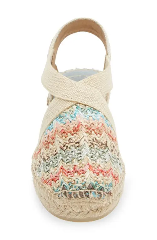 TONI PONS Terra Espadrille Wedge Sandal - Multi Woven Fabric
