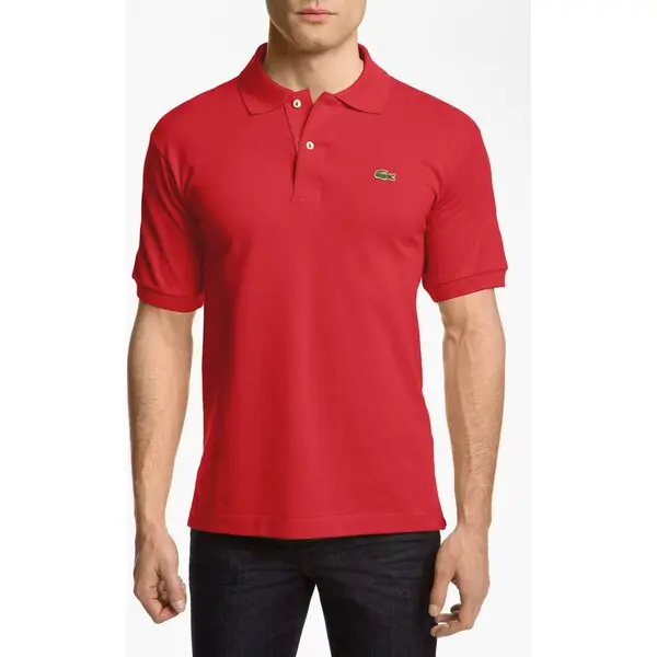 Lacoste Regular Fit Piqué Polo - 240 Red