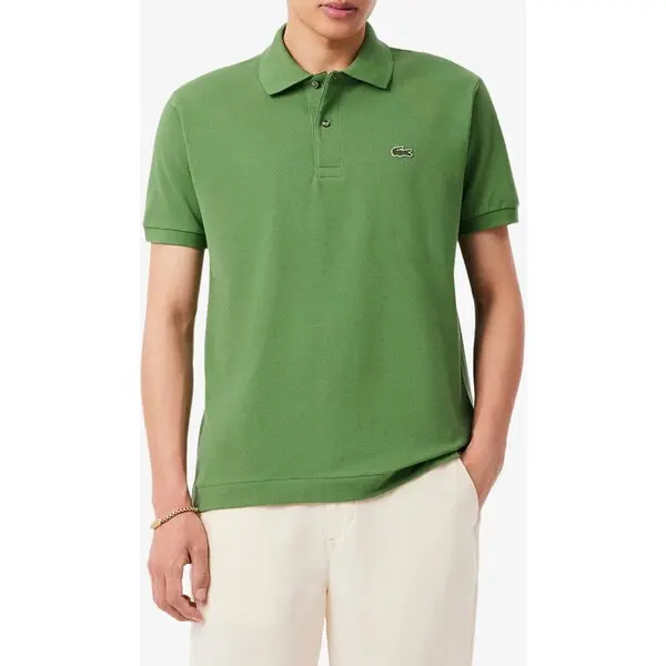 Lacoste Regular Fit Piqué Polo - Green Field
