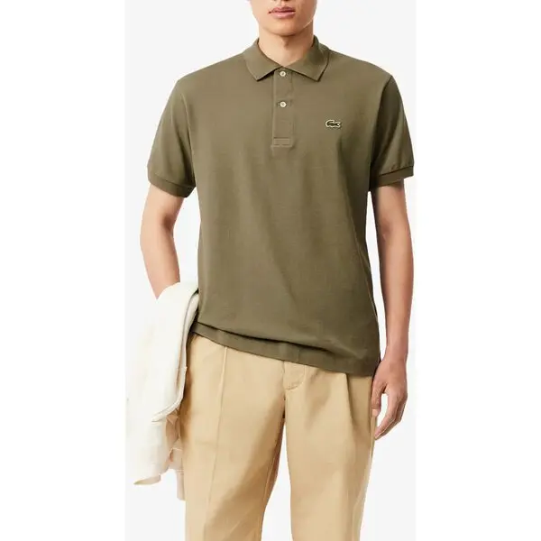 Lacoste Regular Fit Piqué Polo - Khaki