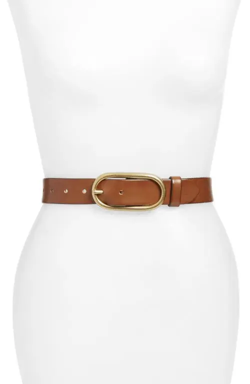 Treasure & Bond Leather Belt - Cognac