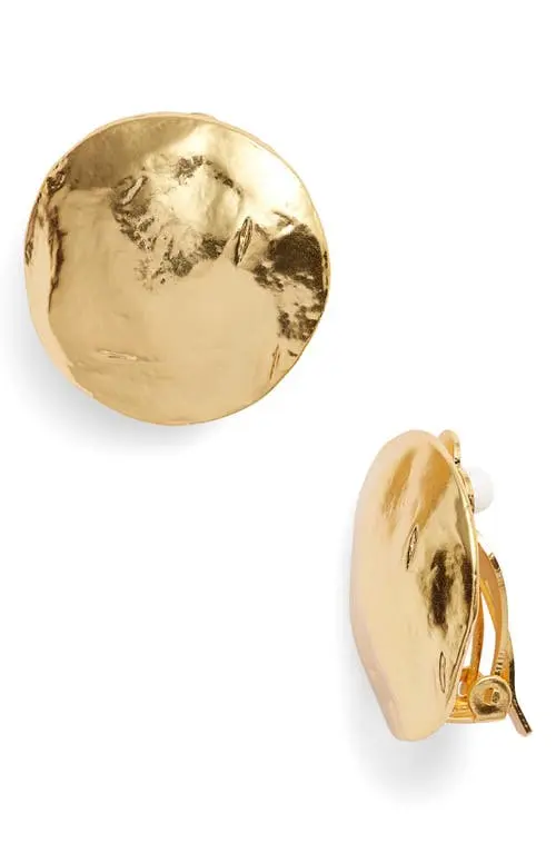 KARINE SULTAN Eva Clip-on Earrings - Gold