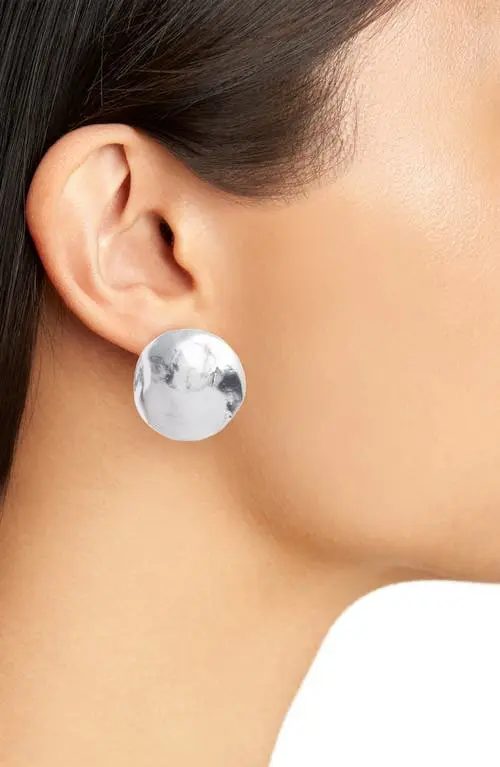 KARINE SULTAN Eva Clip-on Earrings - Silver