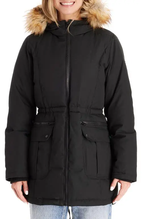 MODERN ETERNITY Convertible Down 3-in-1 Maternity Parka - Black
