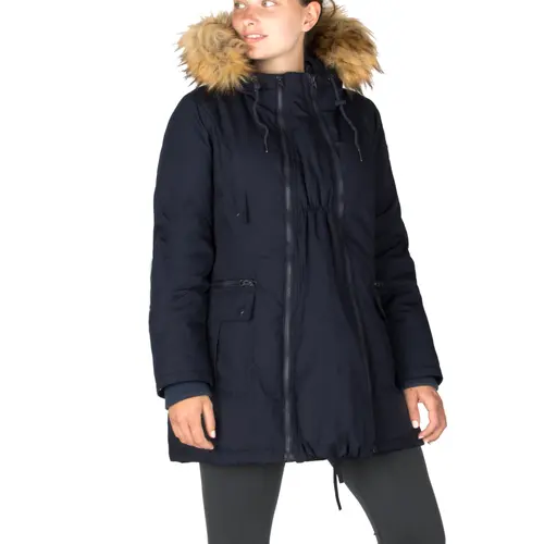 MODERN ETERNITY Convertible Down 3-in-1 Maternity Parka - Navy