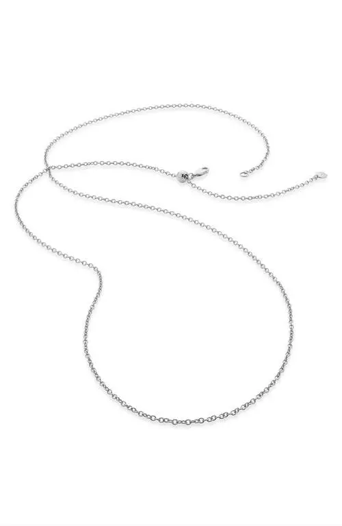 Monica Vinader Rolo Chain Necklace - Silver