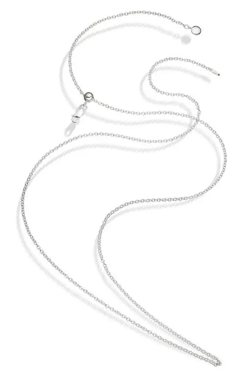 Monica Vinader Rolo Chain Necklace - Silver