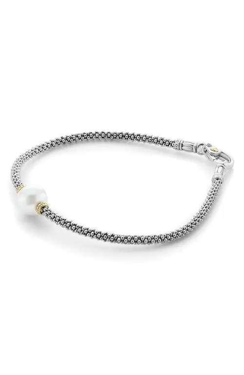 Lagos Luna Pearl Single Station Bracelet