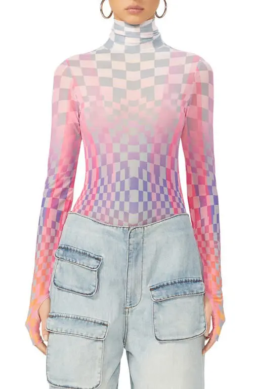AFRM Zadie Semi Sheer Turtleneck
