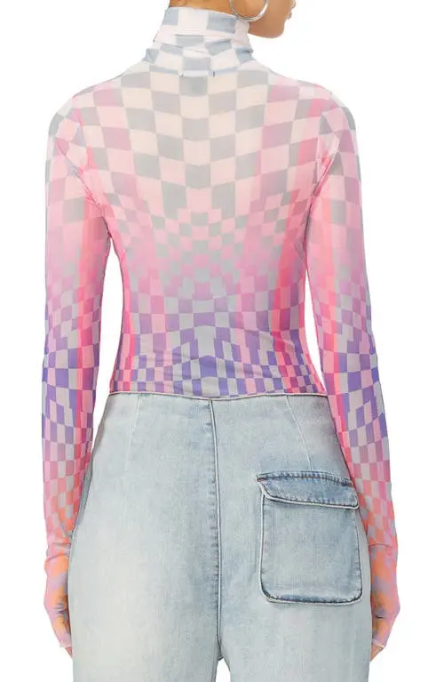 AFRM Zadie Semi Sheer Turtleneck