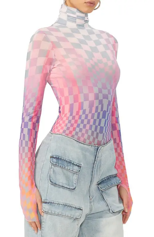 AFRM Zadie Semi Sheer Turtleneck
