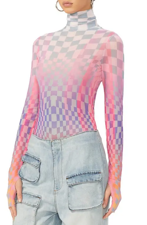 AFRM Zadie Semi Sheer Turtleneck